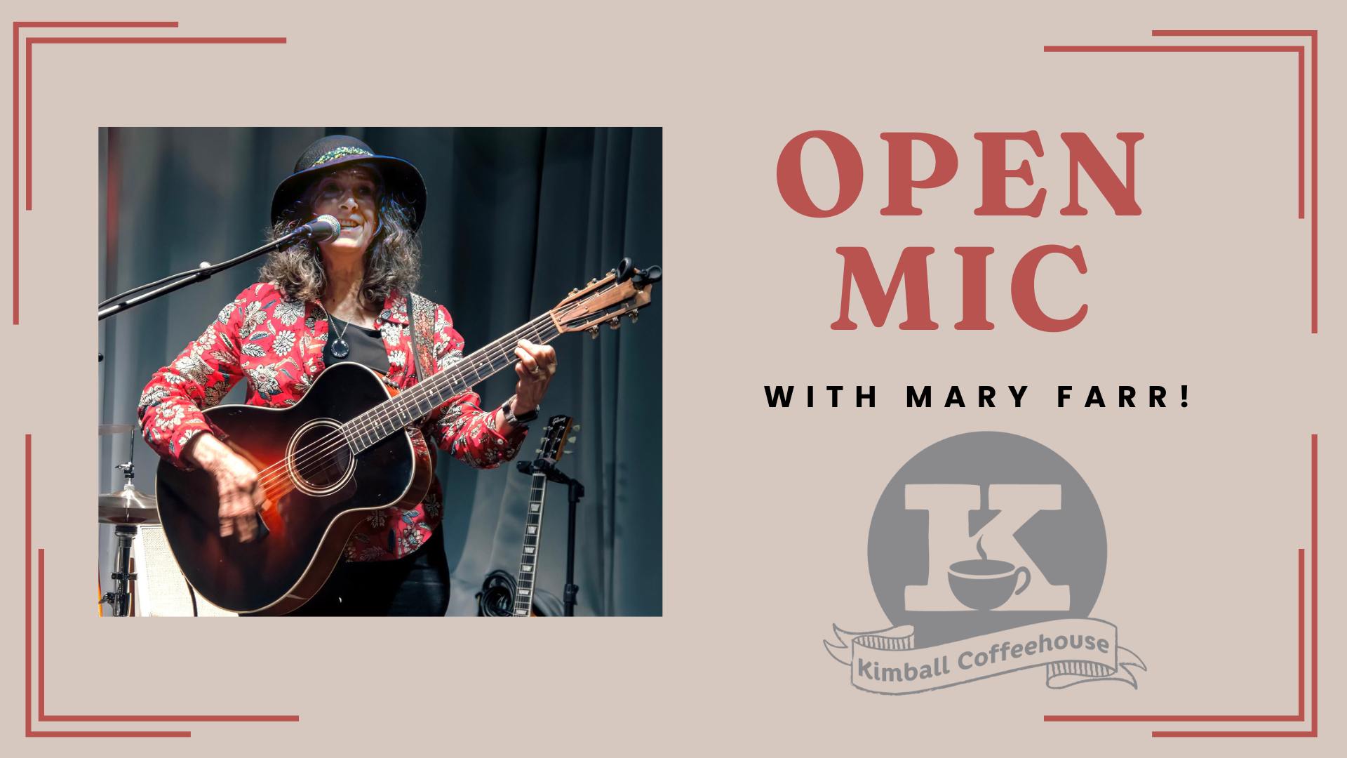 Open Mic with Sweet Mary!
